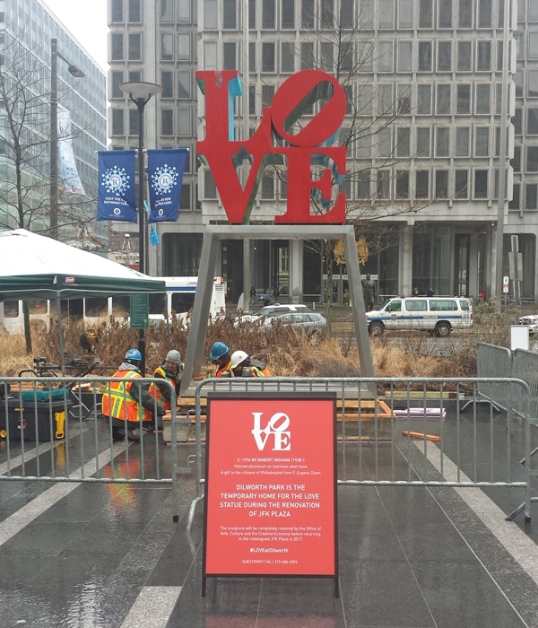 CVM | Love Statue Relocated